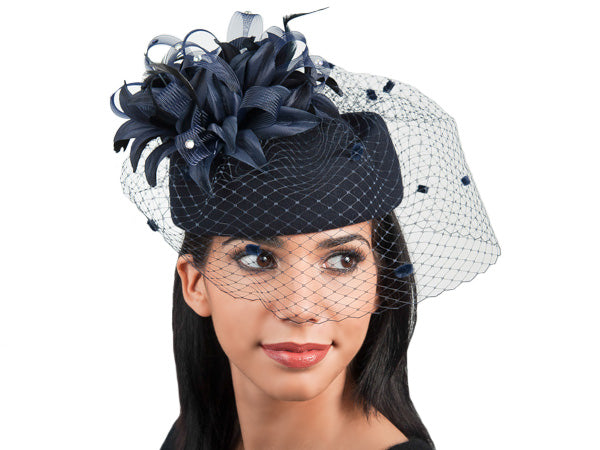 Nadia Wool Felt Pillbox Hat Aztex Hats