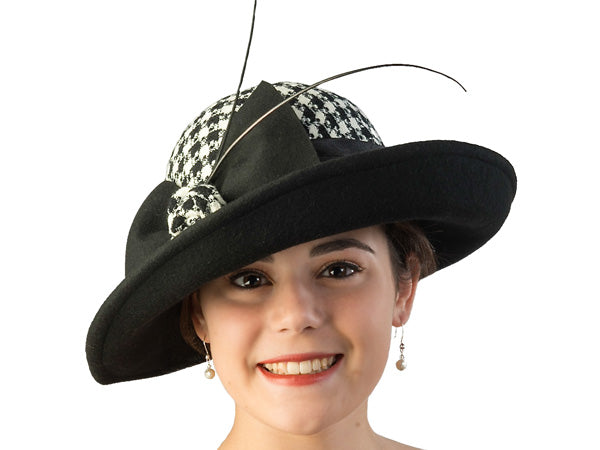 Nicky Wool Felt Church Hat – aztex-hats