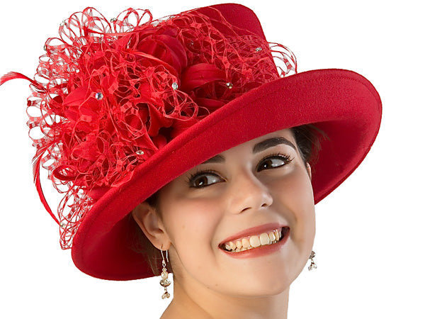 Zoey Wool Felt Church Hat – aztex-hats