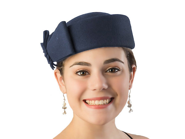Dulce Wool Felt Church Hat – aztex-hats